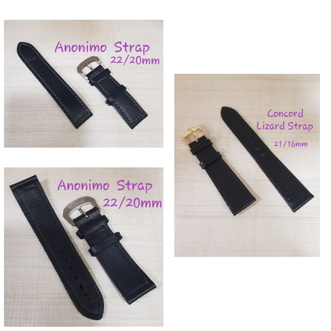BN Concord Lizard/Anonimo Straps From $150 Onwards, Luxury, Watches on ...