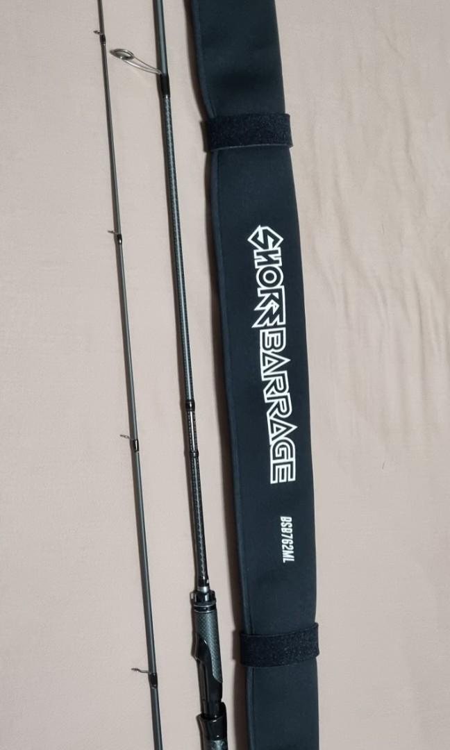 Bone Shore Barrage BSB762ML Spinning Fishing Rod, Sports Equipment ...