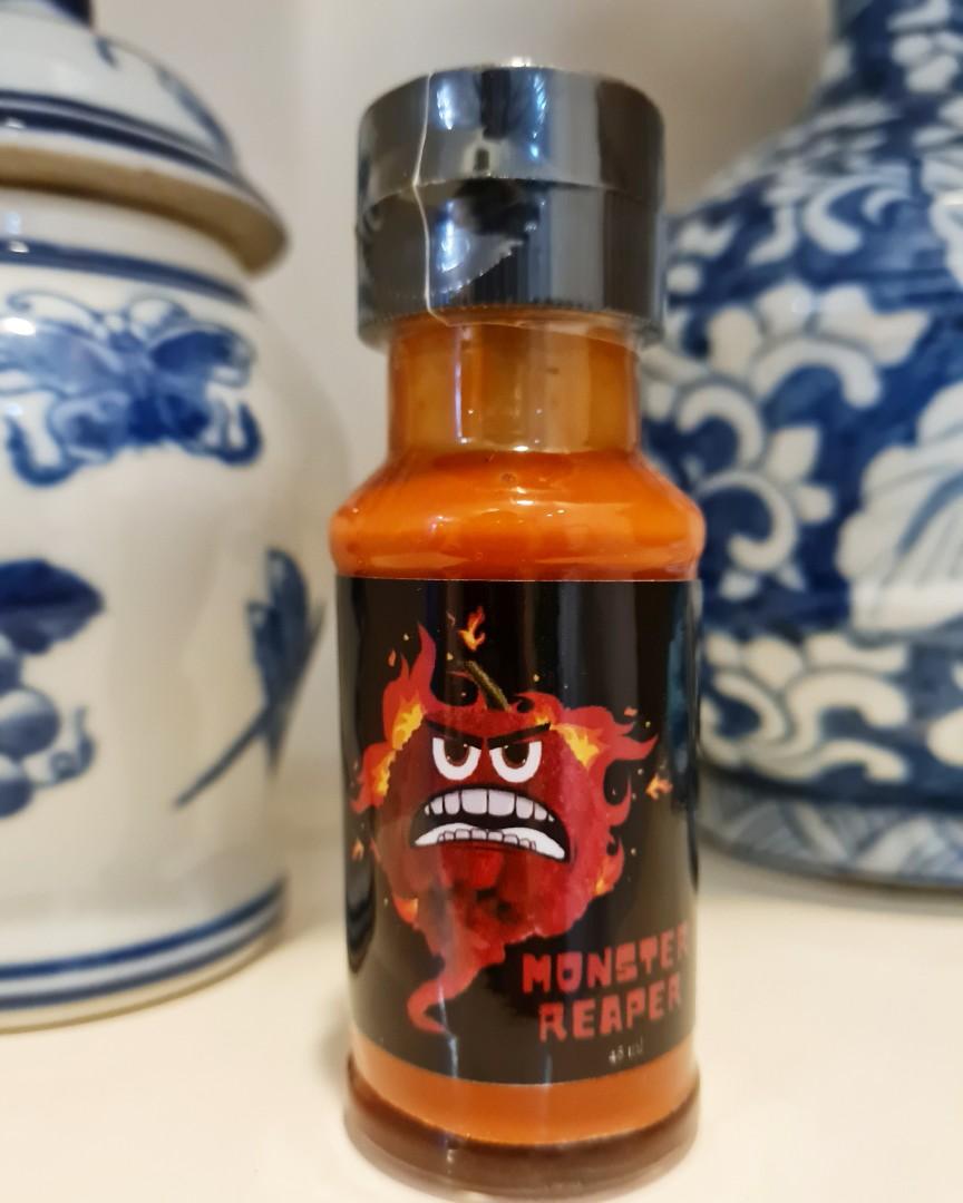 Carolina Reaper Hot Sauce (Monster Reaper), Food & Drinks, Spice ...