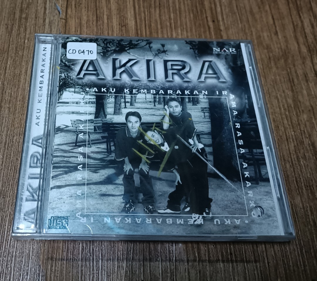 CD Akira Kumpulan AKIRA @ 1997 N.A.R Record.. Album Pertama AKIRA ...