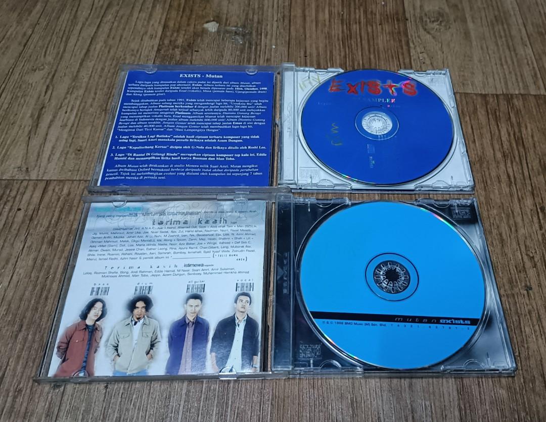 CD Exist Kumpulan EXIST @ 1998 BMG Music.. EP Album dan Album Studio ke ...