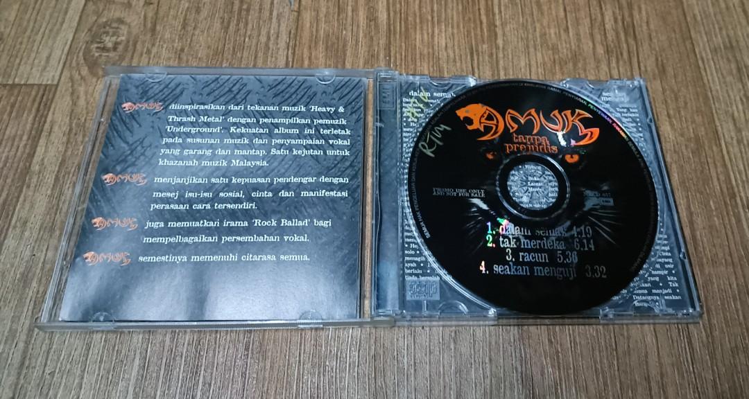 CD AMUK Kumpulan AMUK @ 1998 EMI RECORD.. EP album kumpulan AMUK ...
