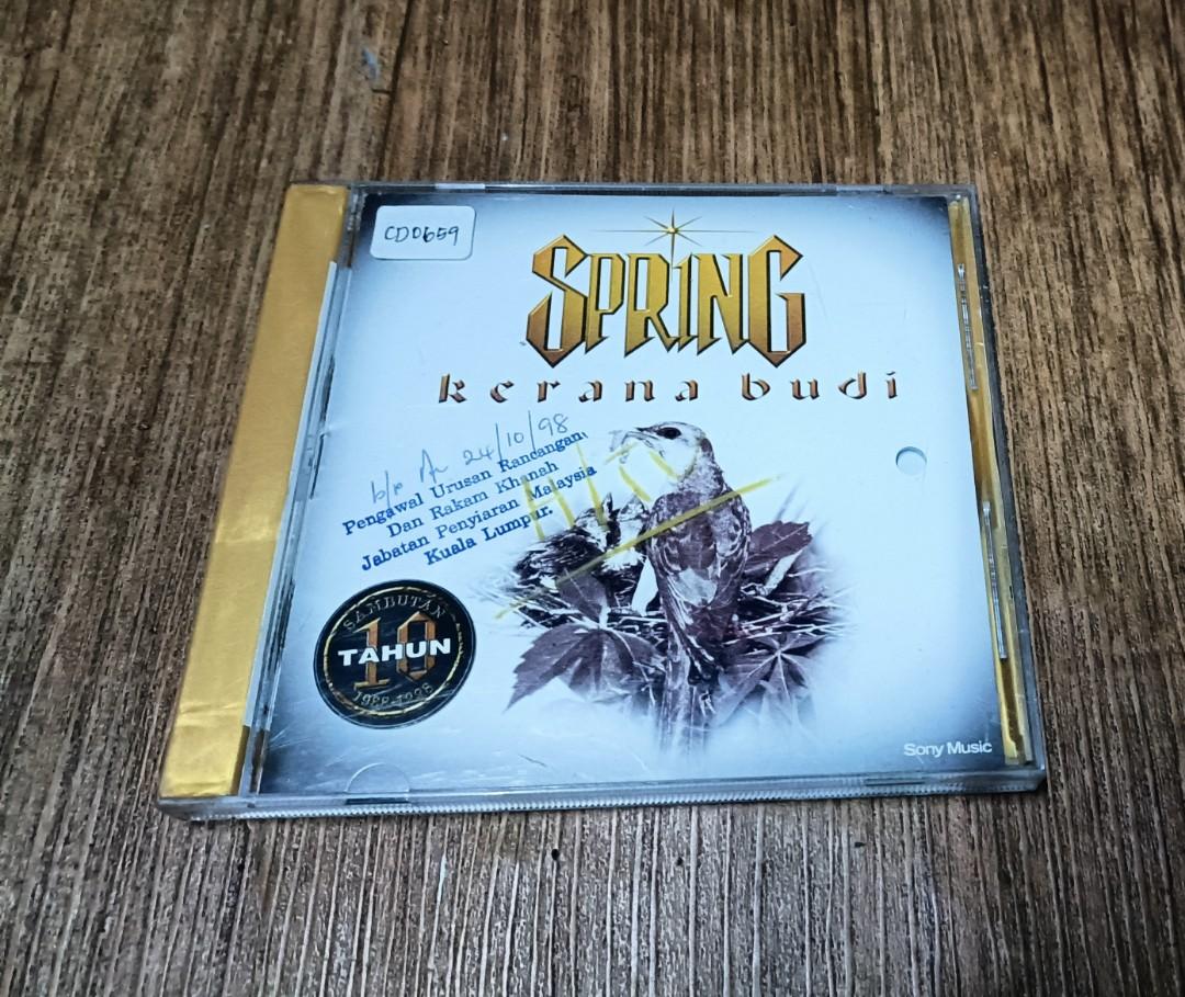 CD Spring Kumpulan SPRING @ 1998 Sony Music.. Album ke 7 Kumpulan ...