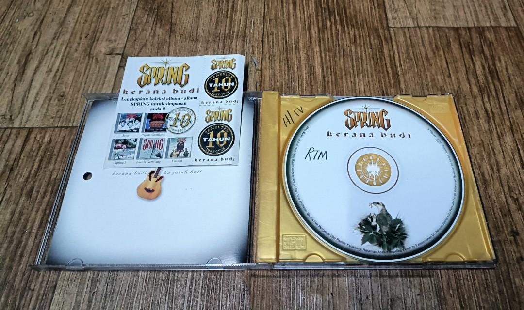 CD Spring Kumpulan SPRING @ 1998 Sony Music.. Album ke 7 Kumpulan ...