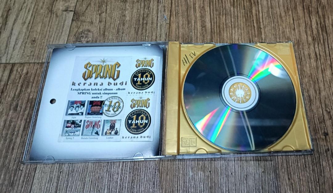 CD Spring Kumpulan SPRING @ 1998 Sony Music.. Album ke 7 Kumpulan ...