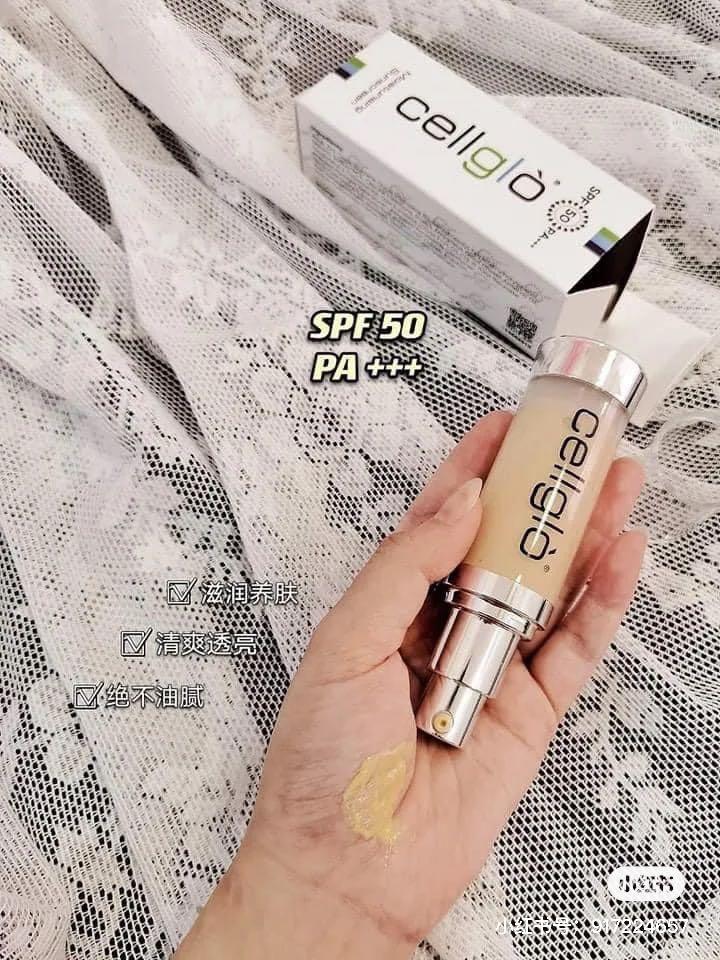 Cellglo Sunscreen SPF50 PA+++, Beauty & Personal Care, Face, Face Care ...