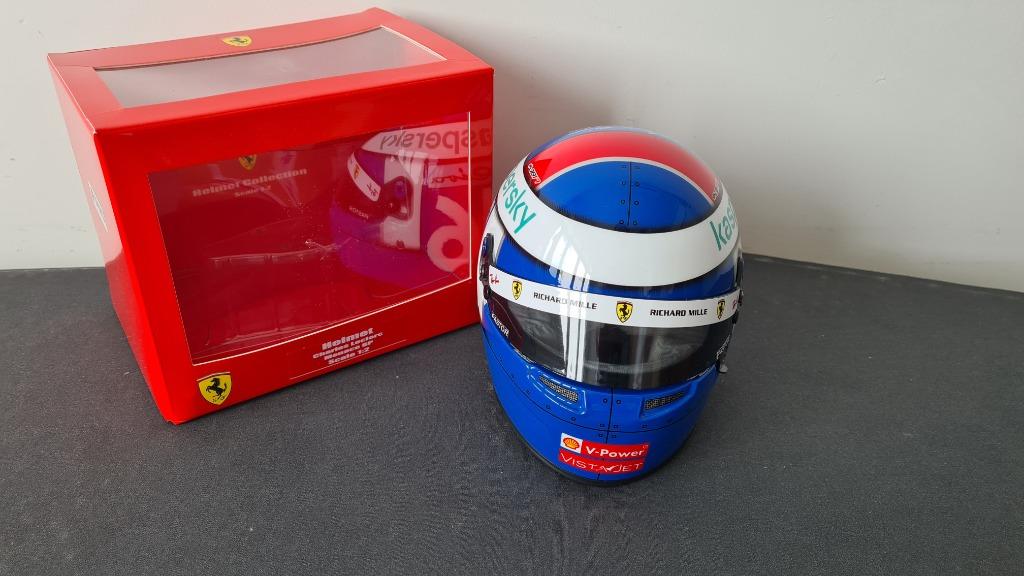 Charles Leclerc 1/2 scale mini helmet F1 2021 Monaco GP (Ferrari) in ...