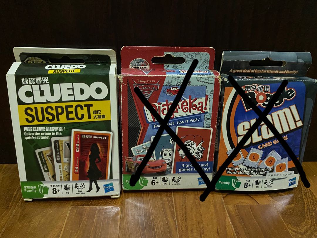 (CHEAP!!!) WTS CARD GAMES FOR KIDS LEARNING FUN FAMILY CLUEDO PICTUREKA ...