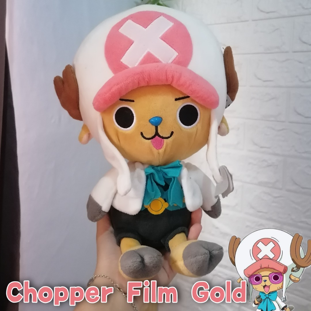 Chopper One Piece Gold Movie Costume Stuffed Plush, Hobbies & Toys ...