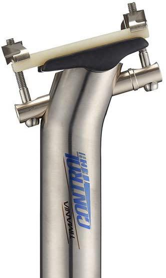 Controltech Timania 31.6mm titanium seatpost with 12mm offset (Control Tech Ti Mania), Sports ...
