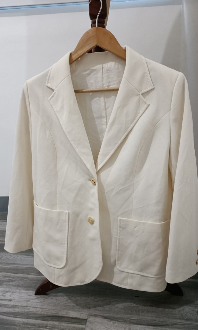 Cream colored coat, Women's Fashion, Coats, Jackets and Outerwear on ...