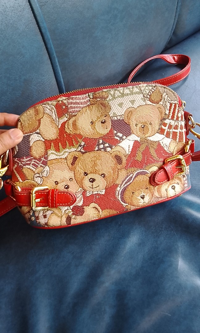 Danny bear sling bag, Men's Fashion, Bags, Sling Bags on Carousell