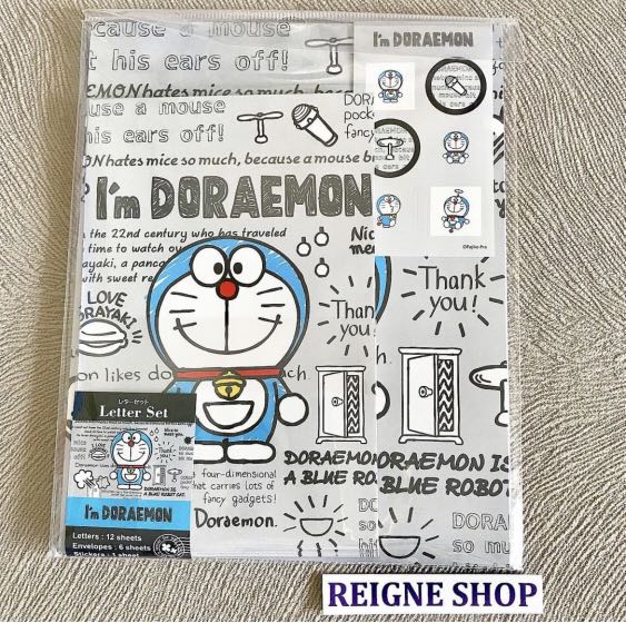 DORAEMON LETTER SET, Hobbies & Toys, Stationary & Craft, Other ...