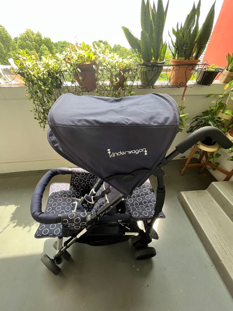 Kinderwagon Jump Double/Twin stroller, Babies & Kids, Going Out ...