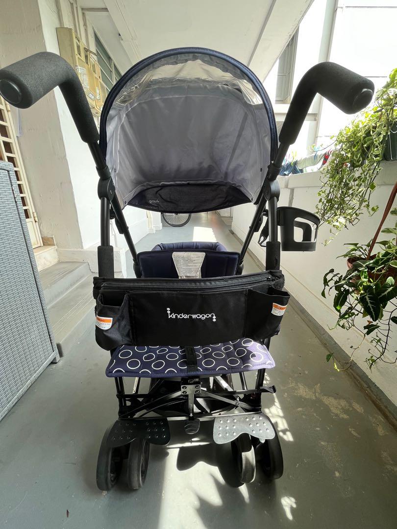 Kinderwagon Jump Double/Twin stroller, Babies & Kids, Going Out ...