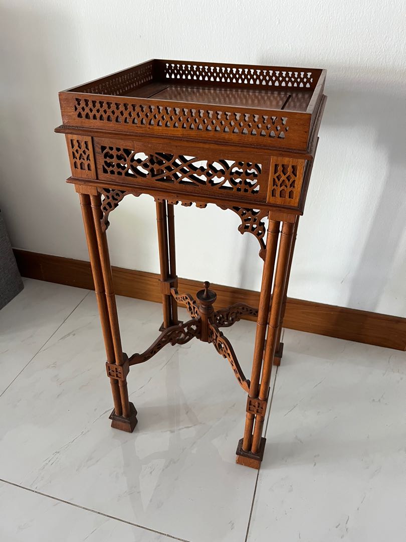 Fine Indonesian side table, Furniture & Home Living, Furniture, Tables ...