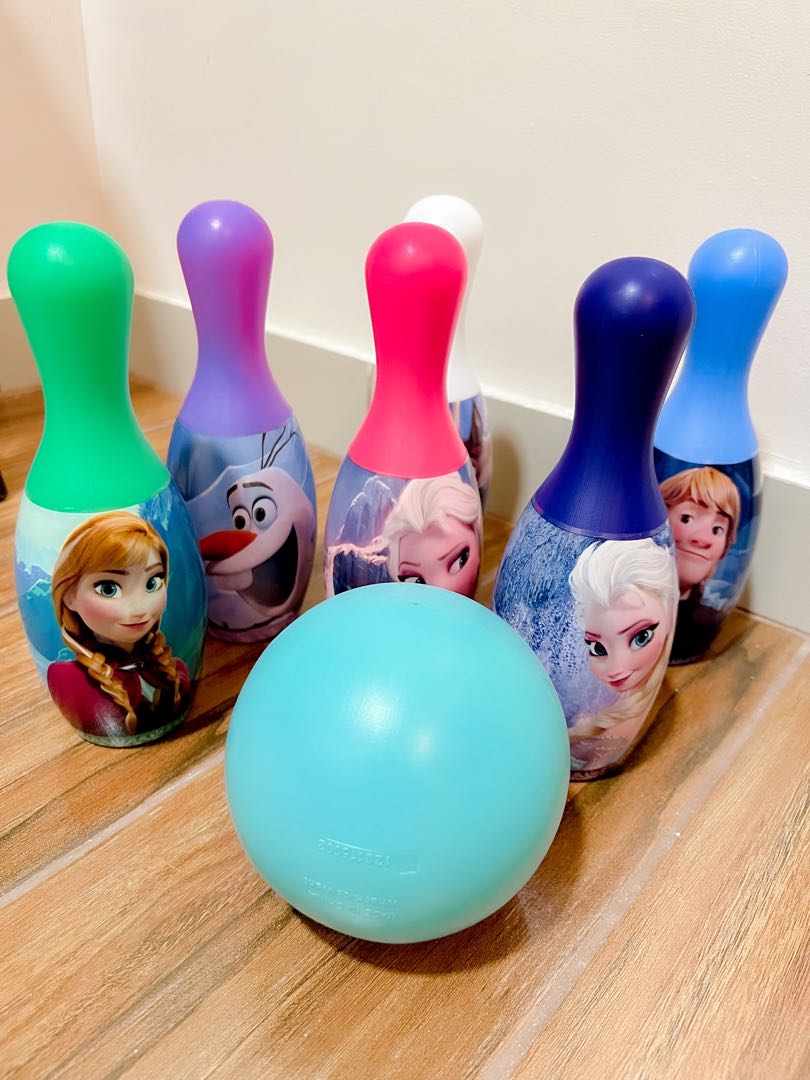 Frozen Bowling Set, Hobbies & Toys, Toys & Games on Carousell