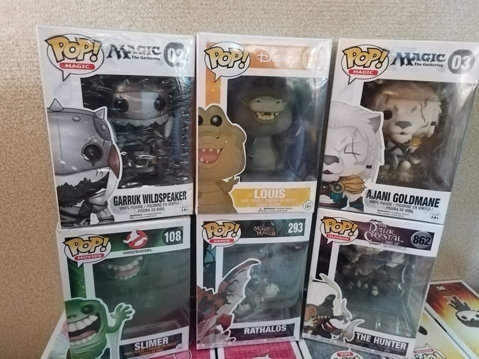 funko pop garruk wildspeaker, ajani goldmane, louis the alligator ...