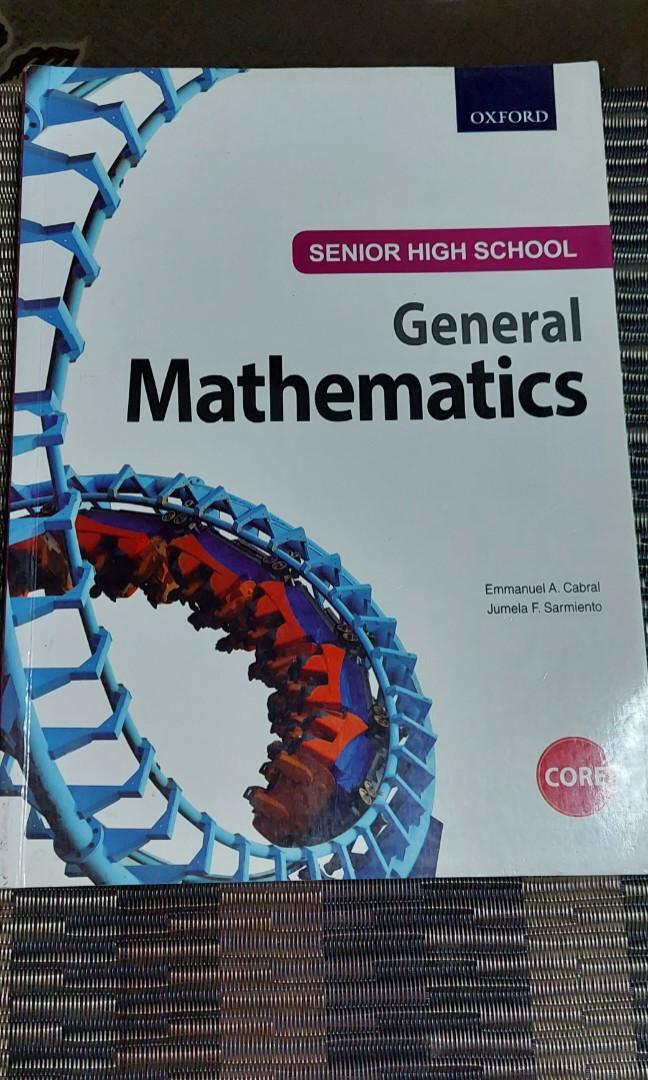 General Mathematics SHS, Hobbies & Toys, Books & Magazines, Textbooks ...