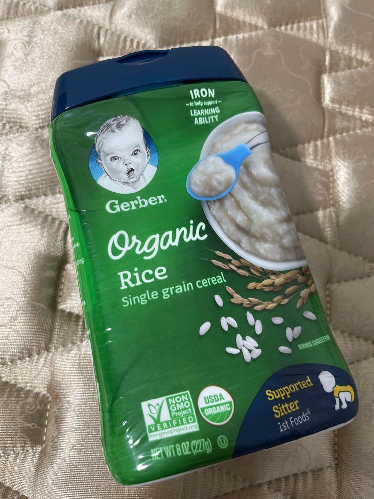 Gerber organic rice cereal, Babies & Kids, Nursing & Feeding, Weaning ...