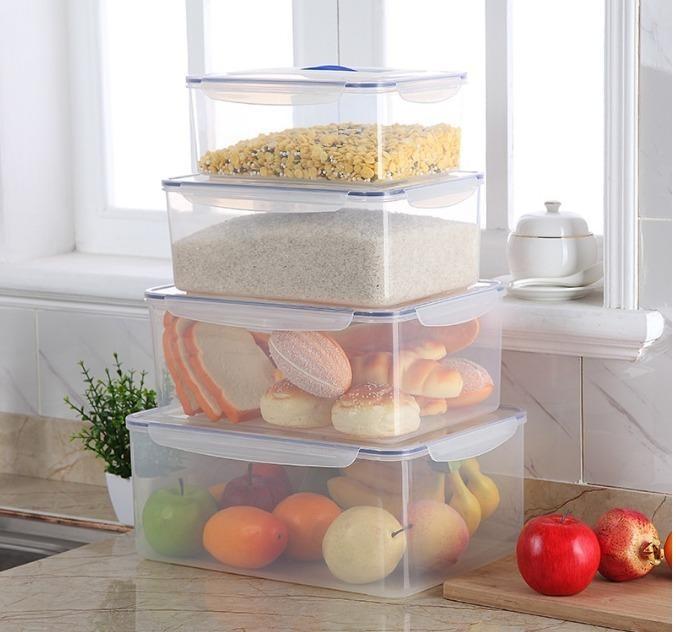 Home Organizer Stackable Transparent Storage Box Container Waterproof ...