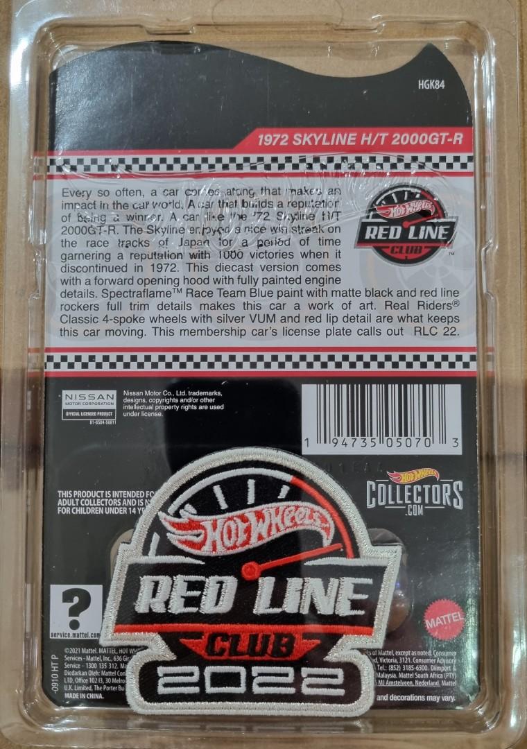 Hot Wheels RLC 2022 Club Car 1972 Skyline 2000 GT-R, Hobbies & Toys ...
