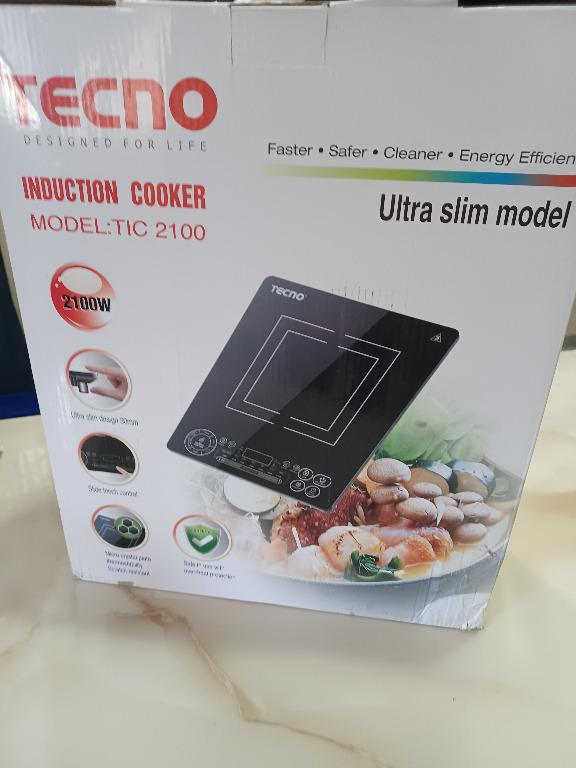 Tecno Ultra Slim Portable Induction Cooker TIC2100 + FREE Stainless ...