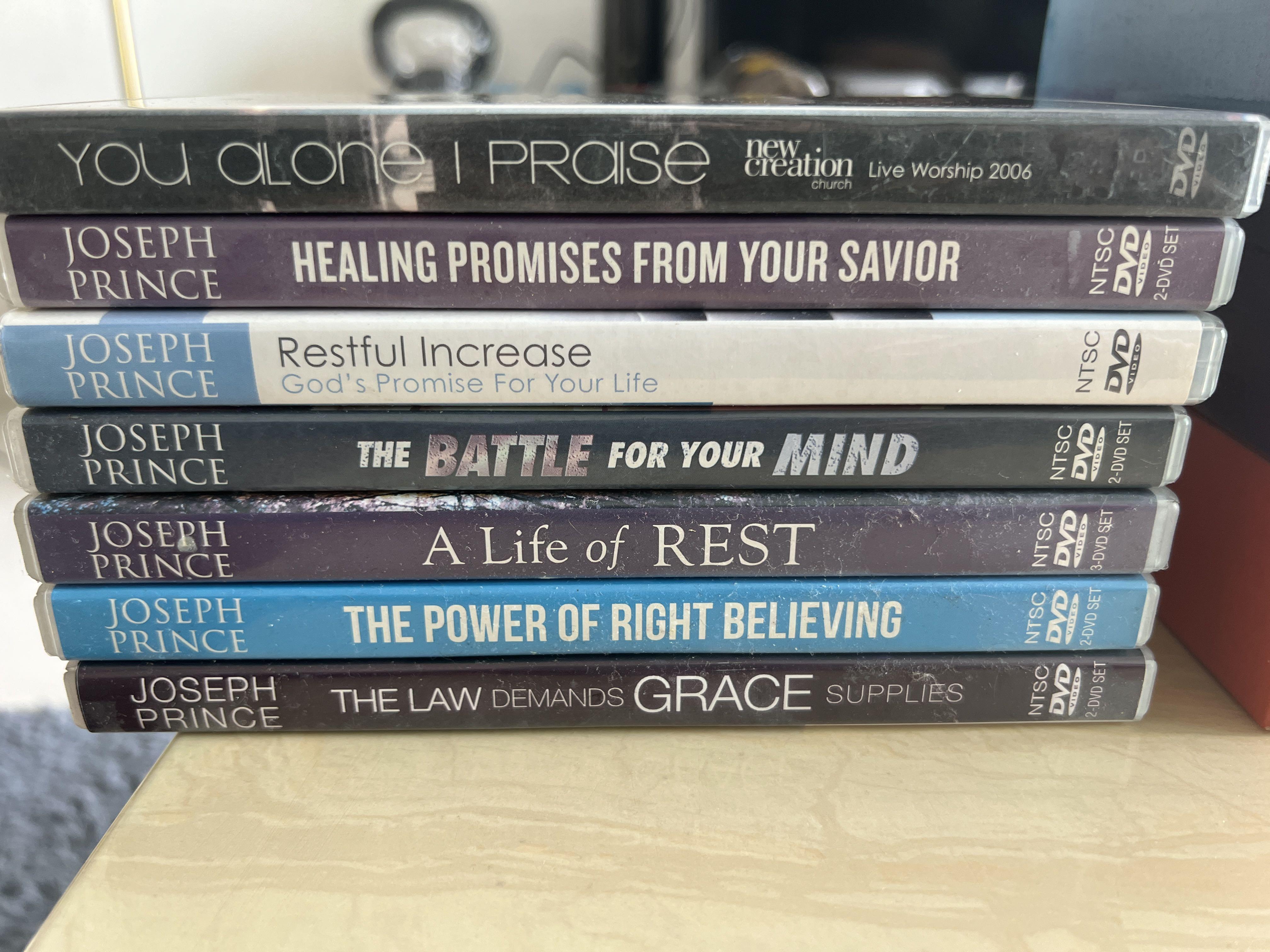 Joseph Prince CD /DVD collection, Hobbies & Toys, Music & Media, CDs ...