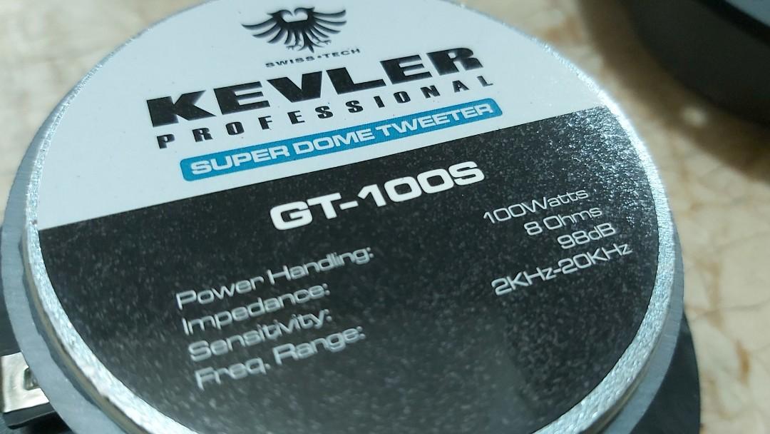 Kevler GT-100S Metal Dome Tweeter, Audio, Soundbars, Speakers ... Kevler GT-100S Metal Dome Tweeter, Audio, Soundbars, Speakers ...