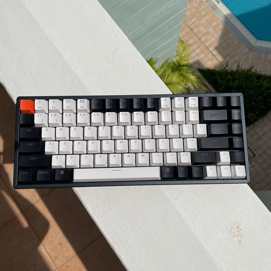 KEYCHRON K2 Wireless Mechanical Keyboard (Version 2) RGB Metal Brown ...