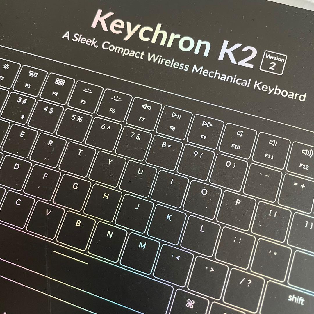 KEYCHRON K2 Wireless Mechanical Keyboard (Version 2) RGB Metal Brown ...