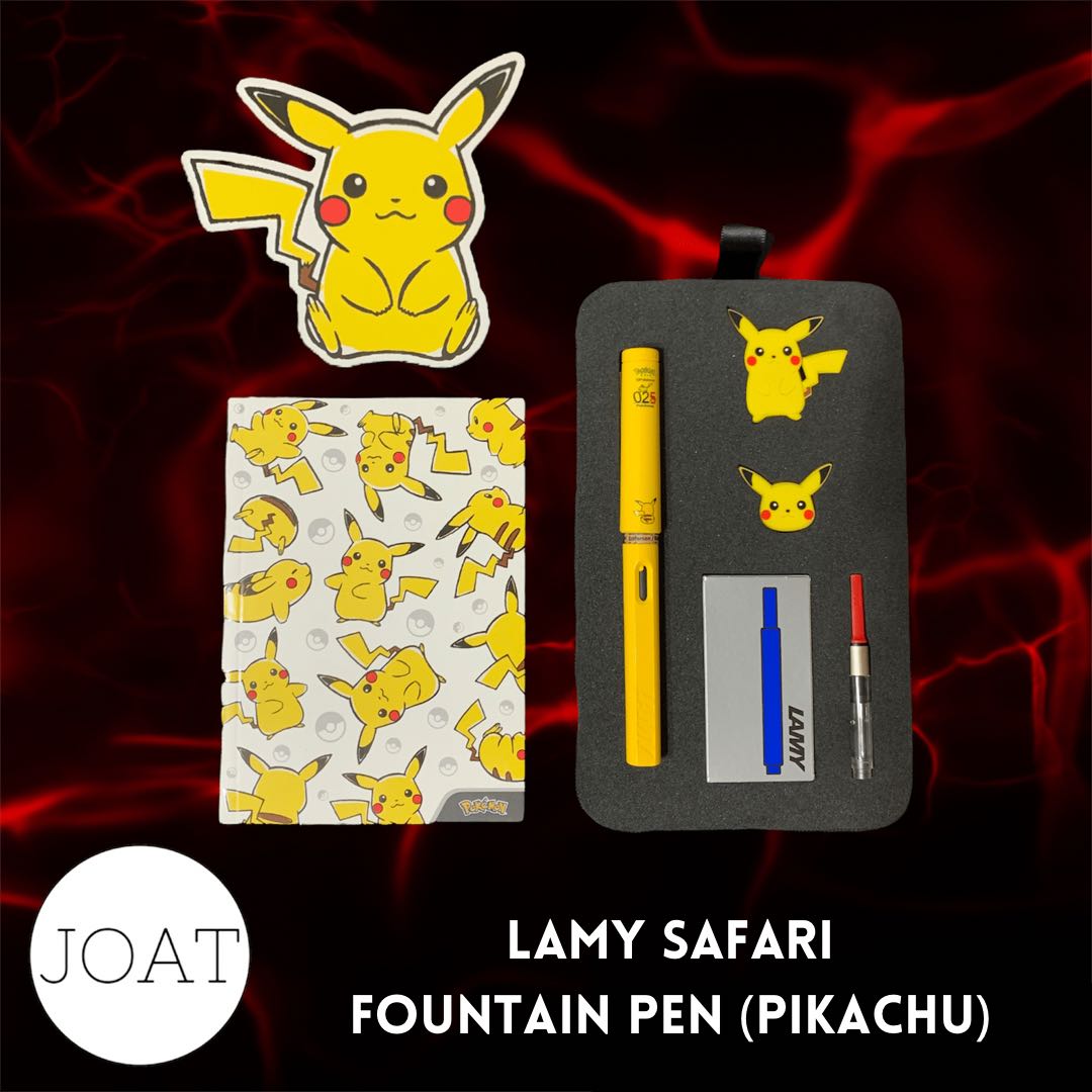 Lamy Safari Pikachu Fountain Pen Pokemon, Hobbies & Toys, Stationery ...