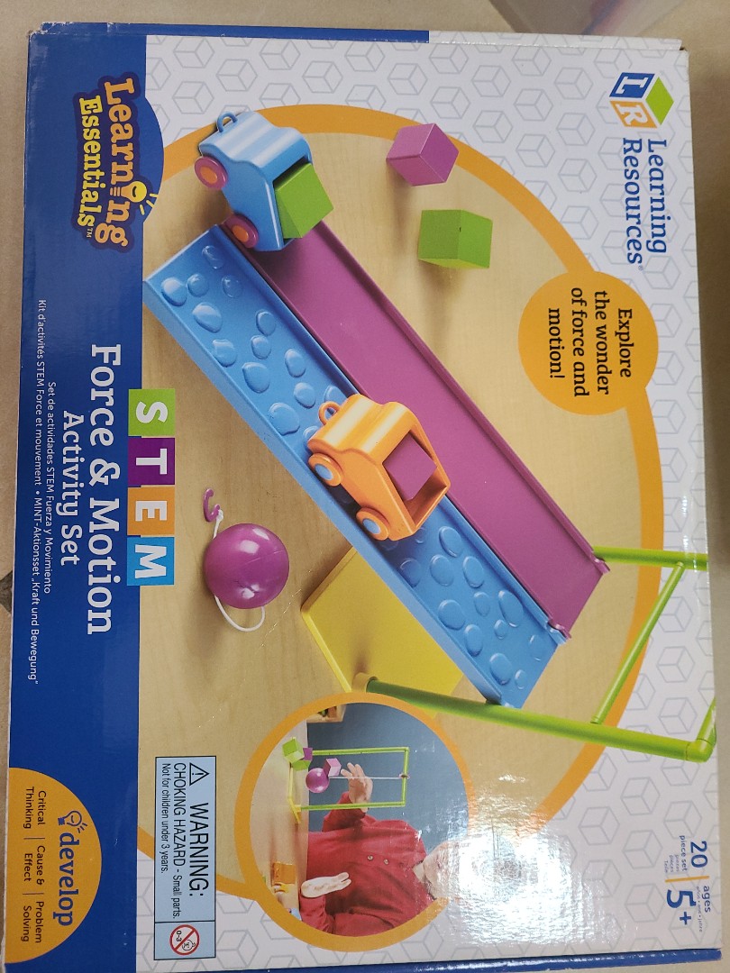 Learning Resources STEM Force and Motion Activity set, 興趣及遊戲, 書本 & 文具 ...