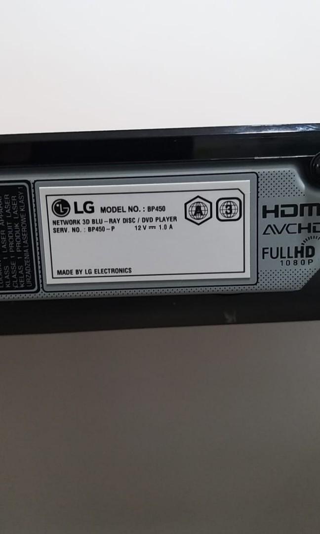 LG Dvd player, TV & Home Appliances, TV & Entertainment, Blu-Ray ...