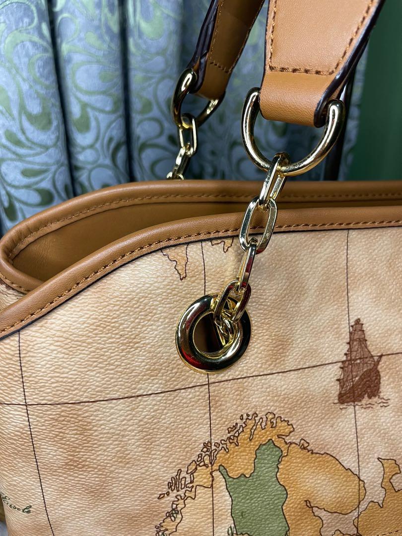 Like New Prima Classe Map Bag Shoulder Bag with Sling, Women's Fashion ...