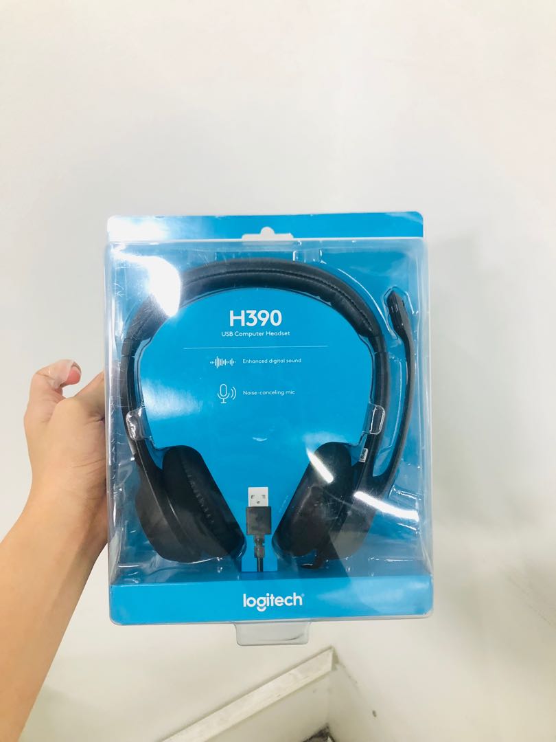 Logi headset, Audio, Headphones & Headsets on Carousell