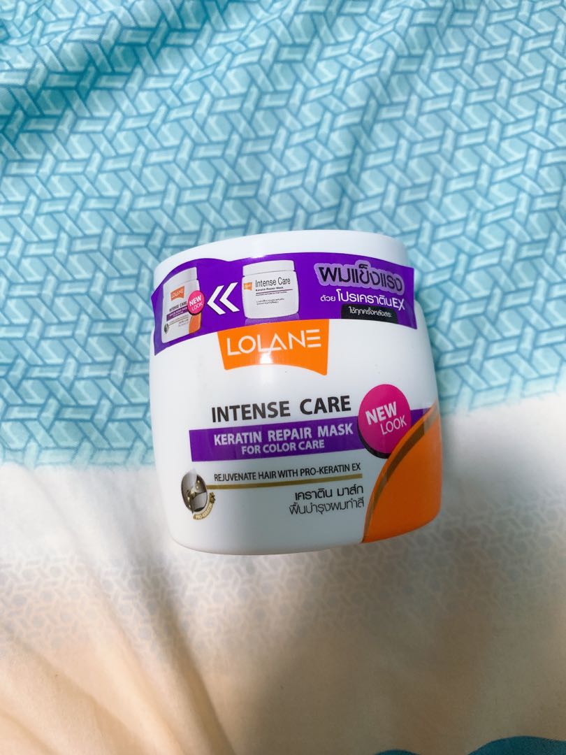 全新/LOLANE 高效修護角蛋白髮膜-染髮受損及護色200g, 香水、美妝、保養, 身體清潔保養, 毛髮移除在旋轉拍賣