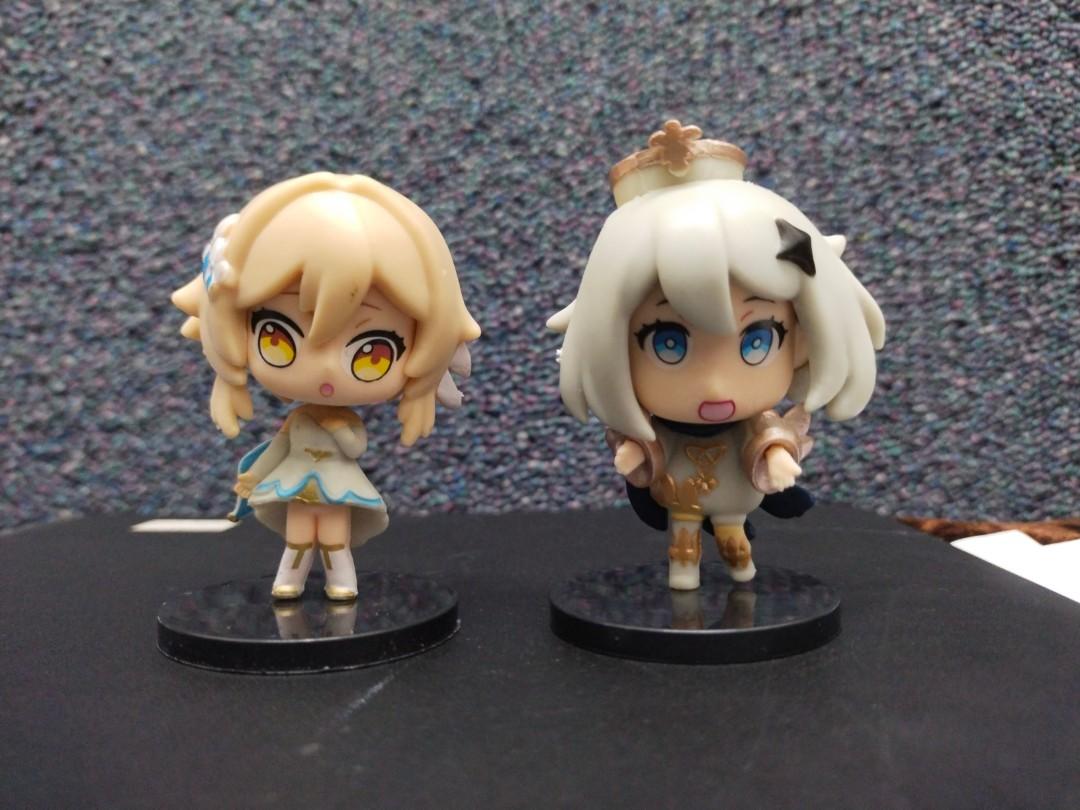 Scuffed Genshin Impact Lumine and Paimon Mini figures, Hobbies & Toys ...