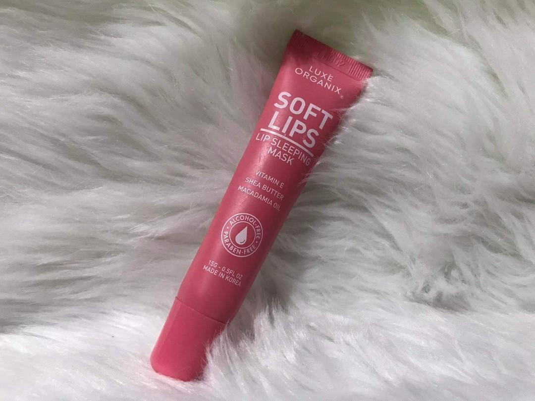 Luxe Organix Soft Lips Lip Sleeping Mask 15g Beauty And Personal Care