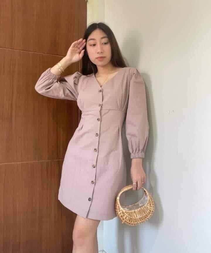 MADELINE BUTTON DOWN DRESS, Women's Fashion, Dresses & Sets, Dresses on ...