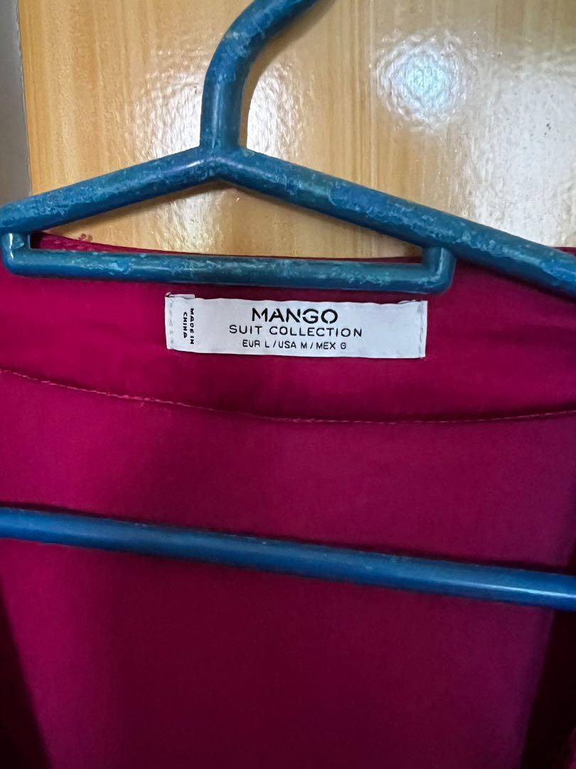 Mango formal top, Women's Fashion, Tops, Blouses on Carousell