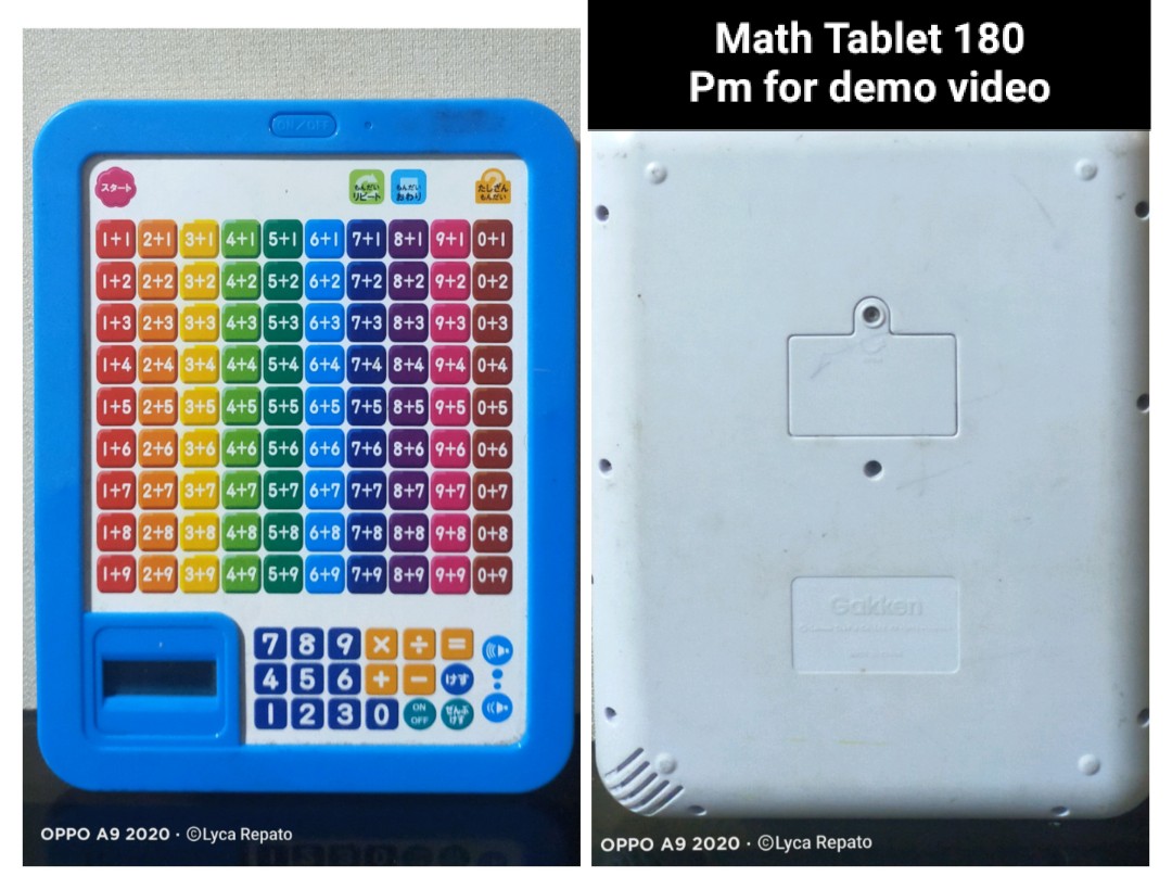Math Tablet, Hobbies & Toys, Toys & Games on Carousell