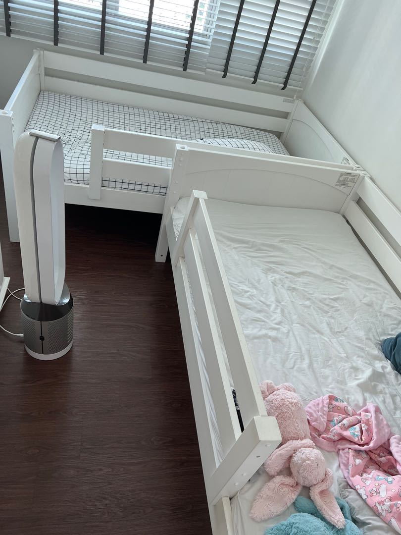 Matrix: Modular Super single bed frame and mattress, Furniture & Home ...