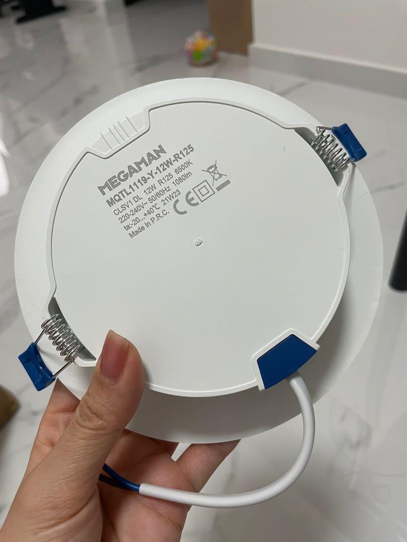 Megaman downlight 5inch 6500K x 2 nos, Furniture & Home Living ...