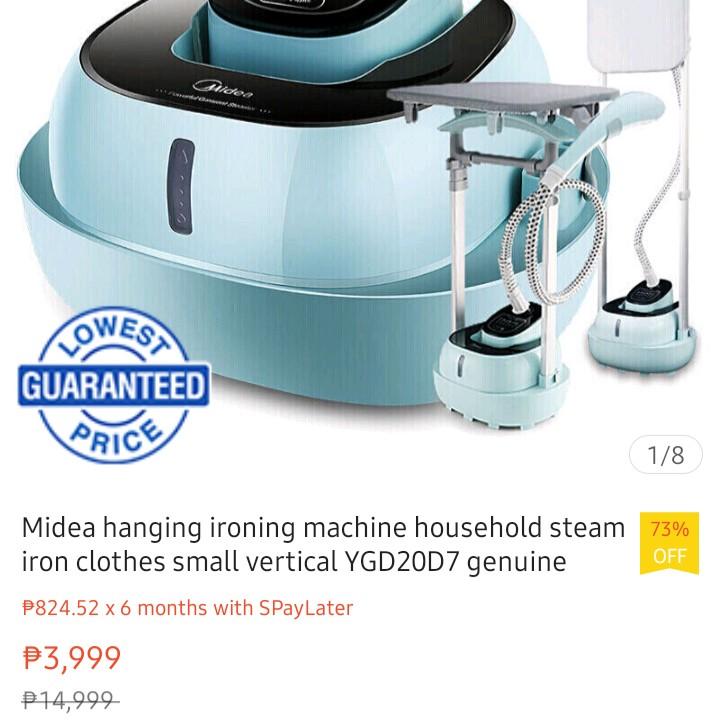 Midea Steam Iron, TV & Home Appliances, Irons & Steamers on Carousell