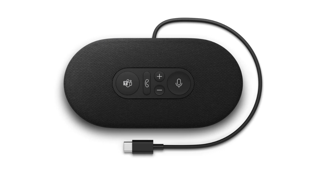 USB-C Speaker with microphone for conference call by Microsoft, Audio ...