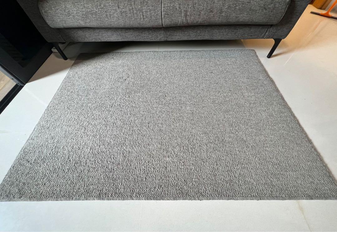 Muji carpet (gray), Furniture & Home Living, Home Decor, Carpets, Mats ...