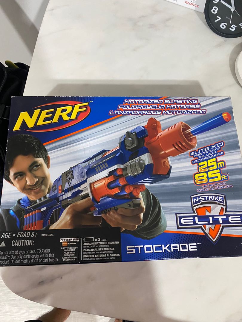 Nerf stockade, Hobbies & Toys, Toys & Games on Carousell