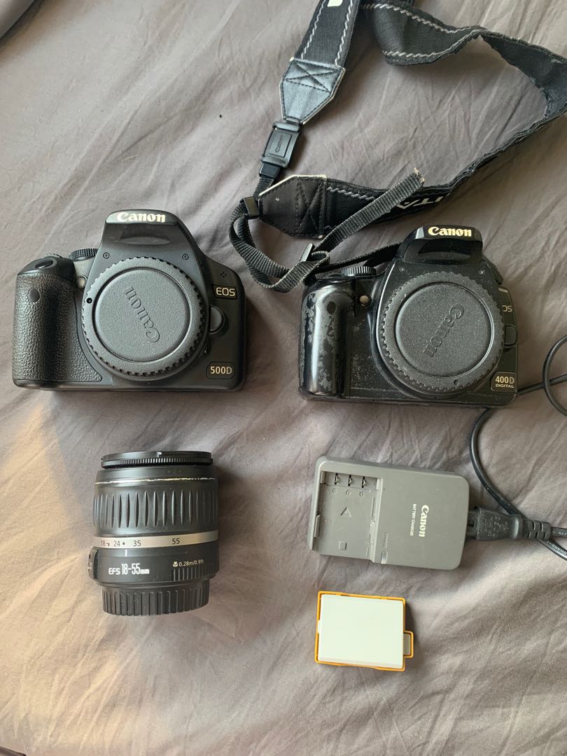 Not working dslr camera and lens, Photography, Cameras on Carousell