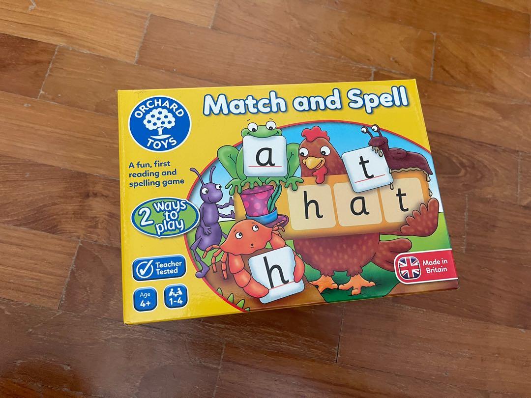Orchard toys match and spell, Babies & Kids, Infant Playtime on Carousell